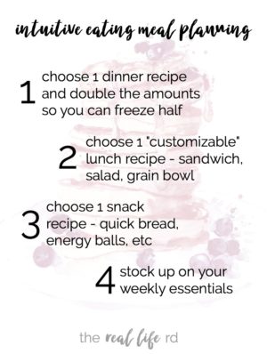 How To Meal Plan and Eat Intuitively [Affordable & Easy]